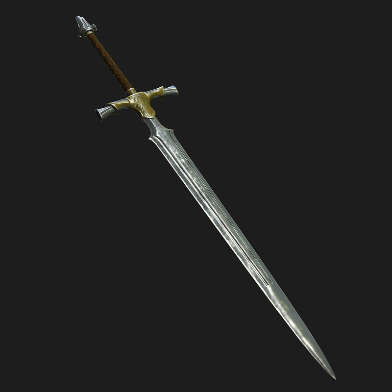 3d greek longsword helios sword model