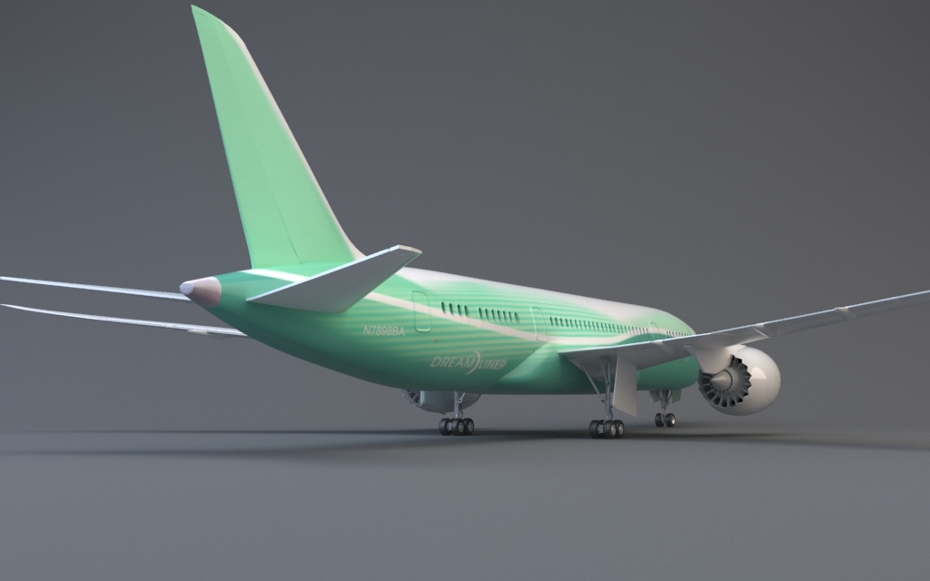 3ds max airplane