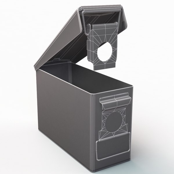 ammunition box v2 3d model