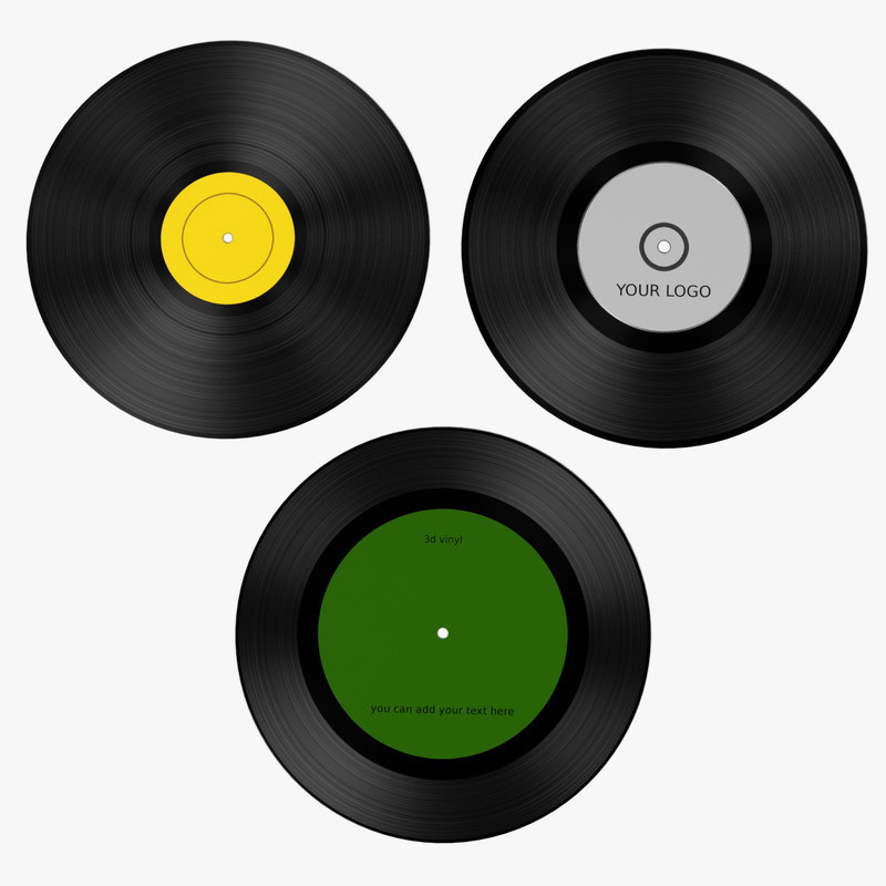 vinyls 3d model