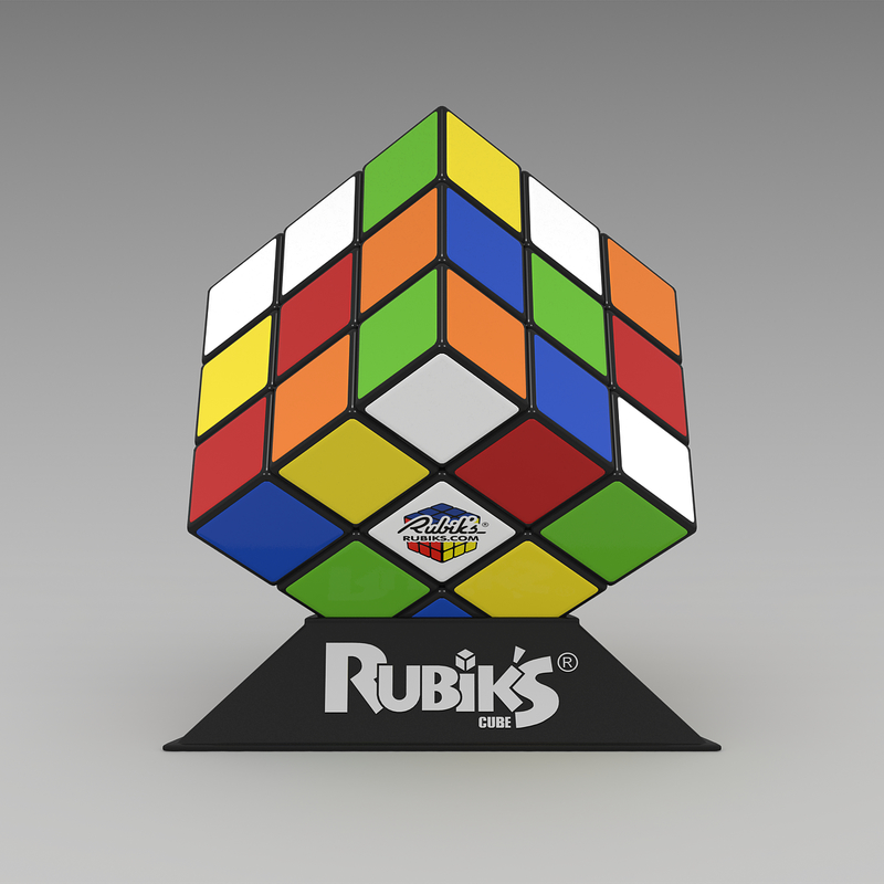 3dsmax scrambled rubik s cube
