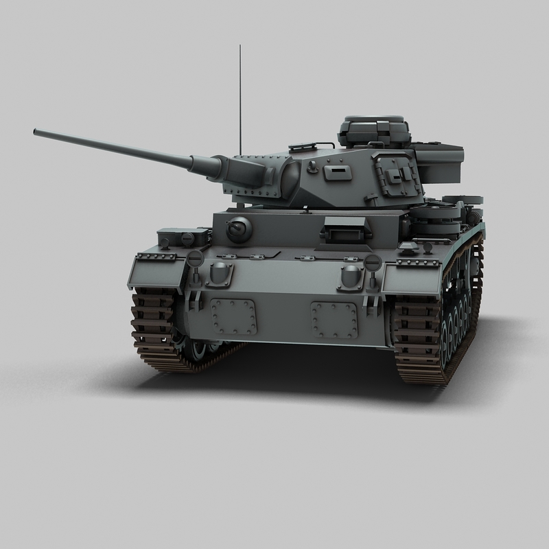 3ds max panzer iii