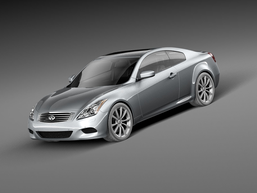 infiniti g37 coupe 3d model