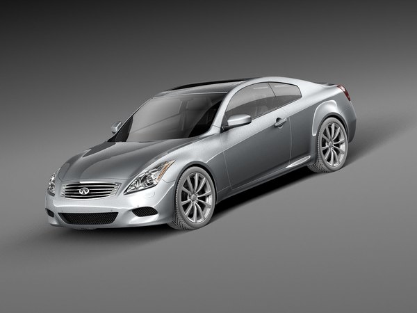 infiniti g37 coupe 3d model