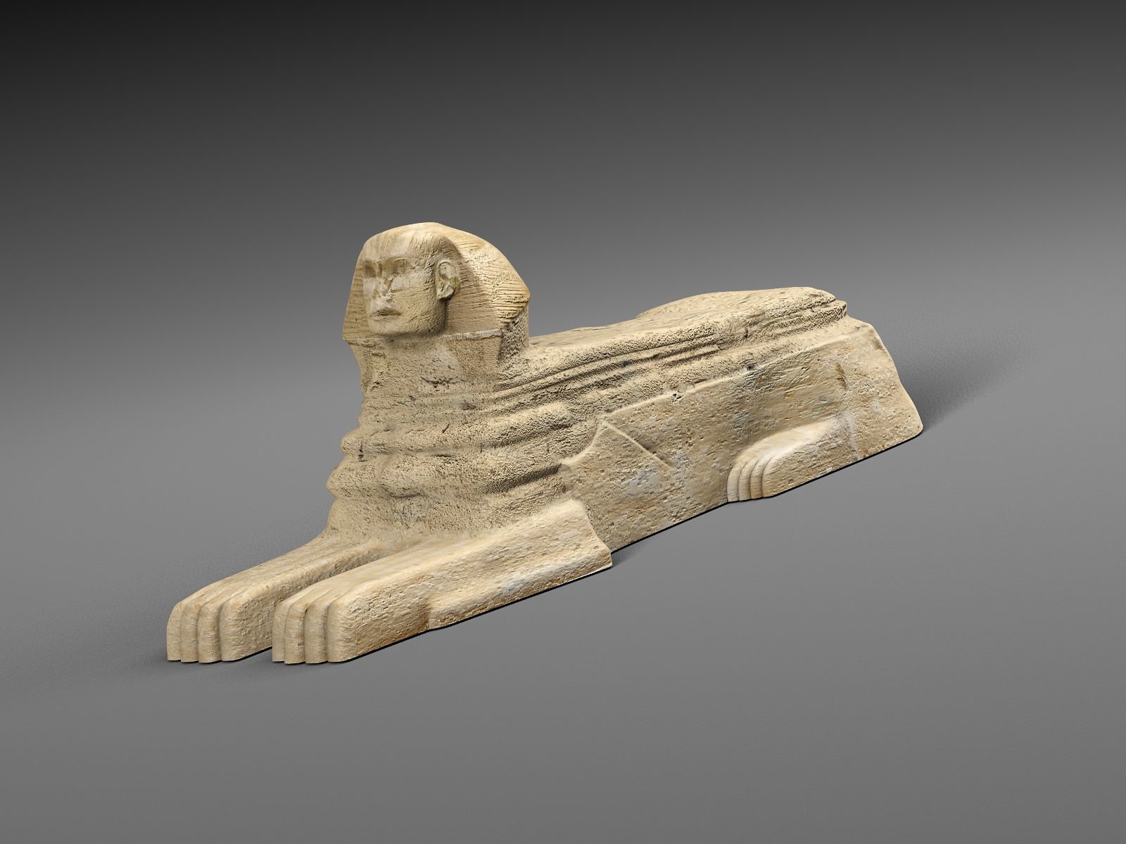 3d model sphinx landmark