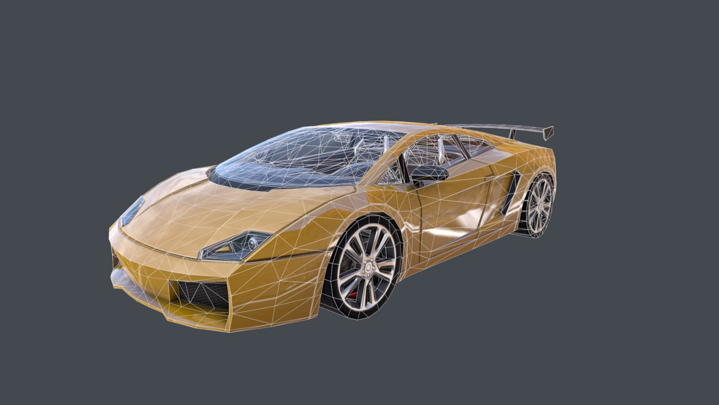 race car 3d fbx