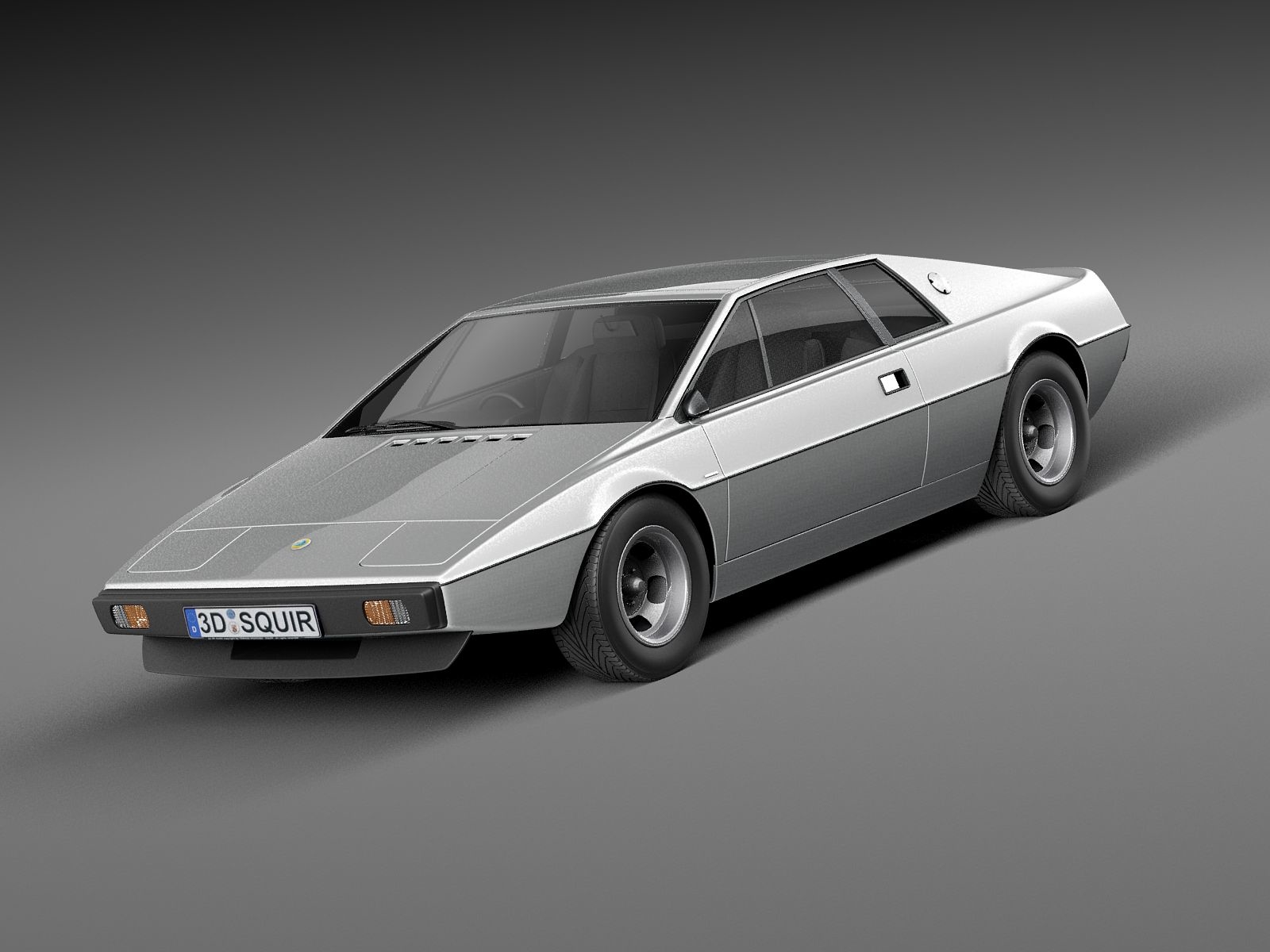 3d model esprit s1 sport car