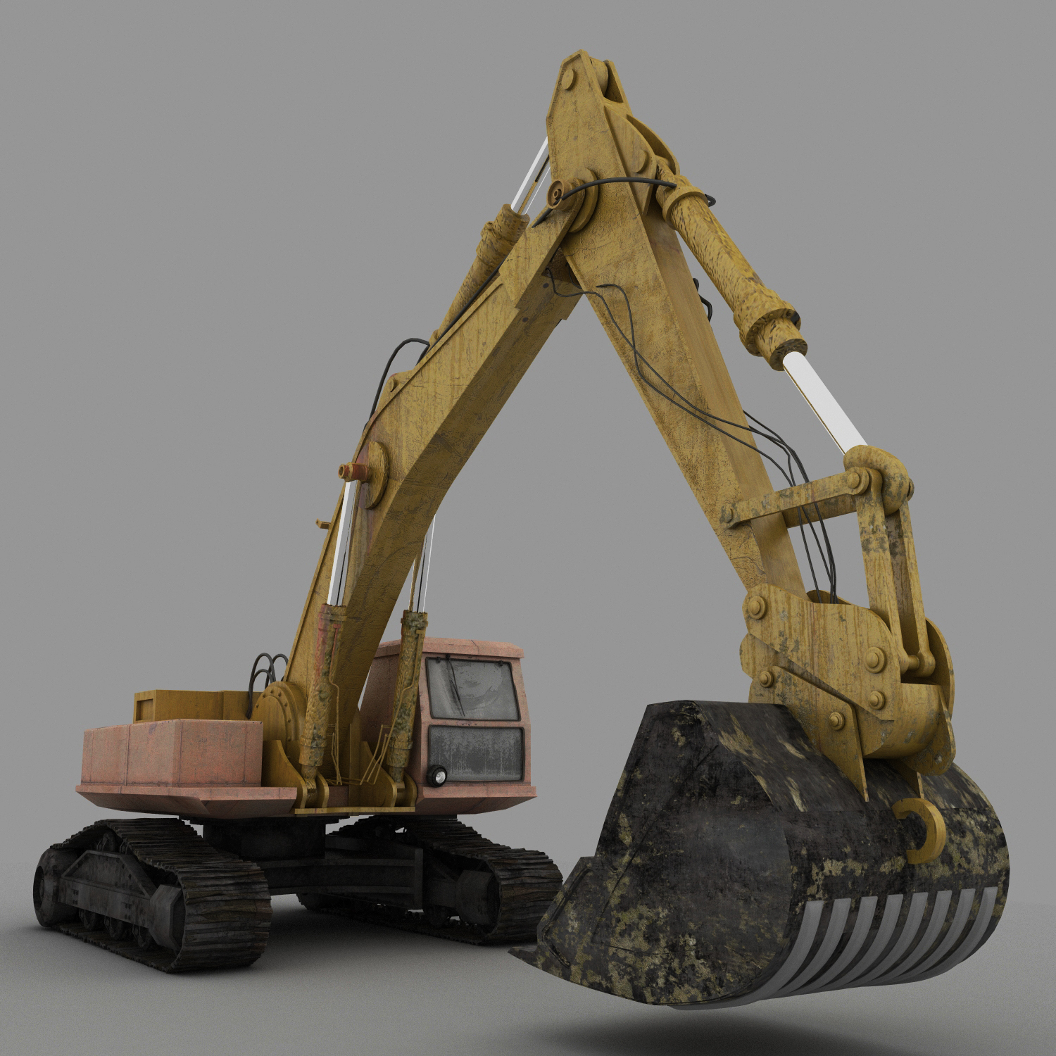 3d digger model