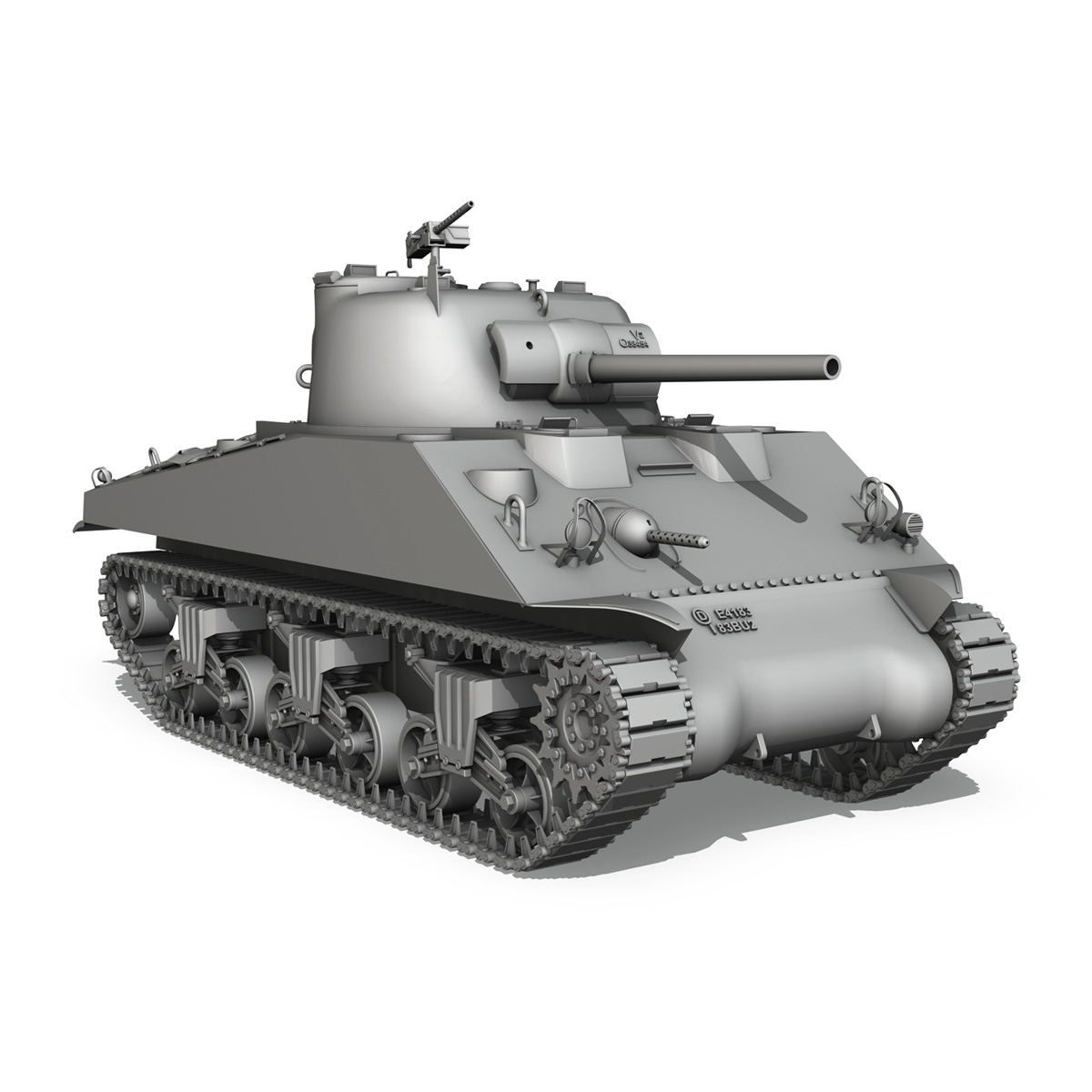 m4a2 sherman - m4 3d model