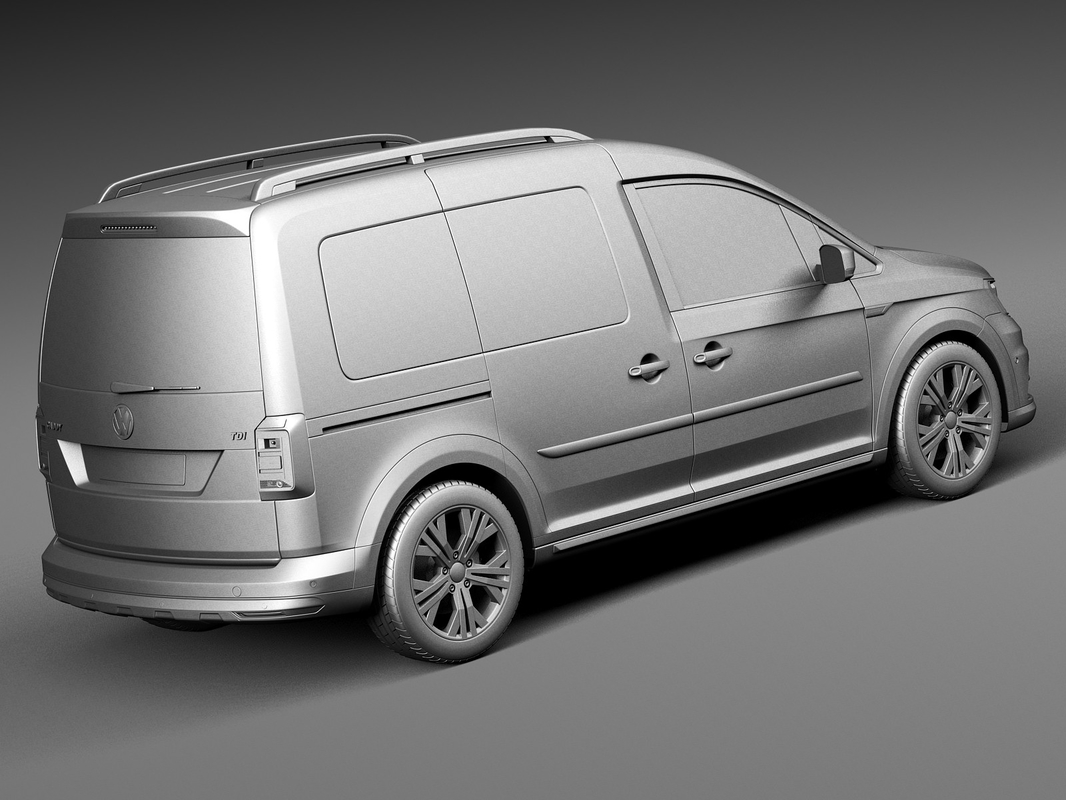 3d 2016 volkswagen caddy