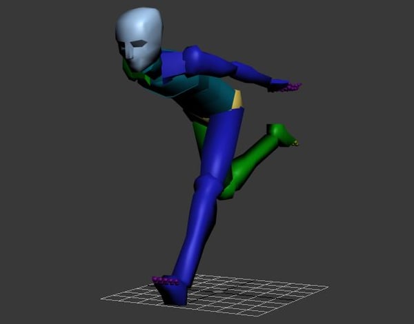 Motion Character Studio Biped Ninja Run Animation