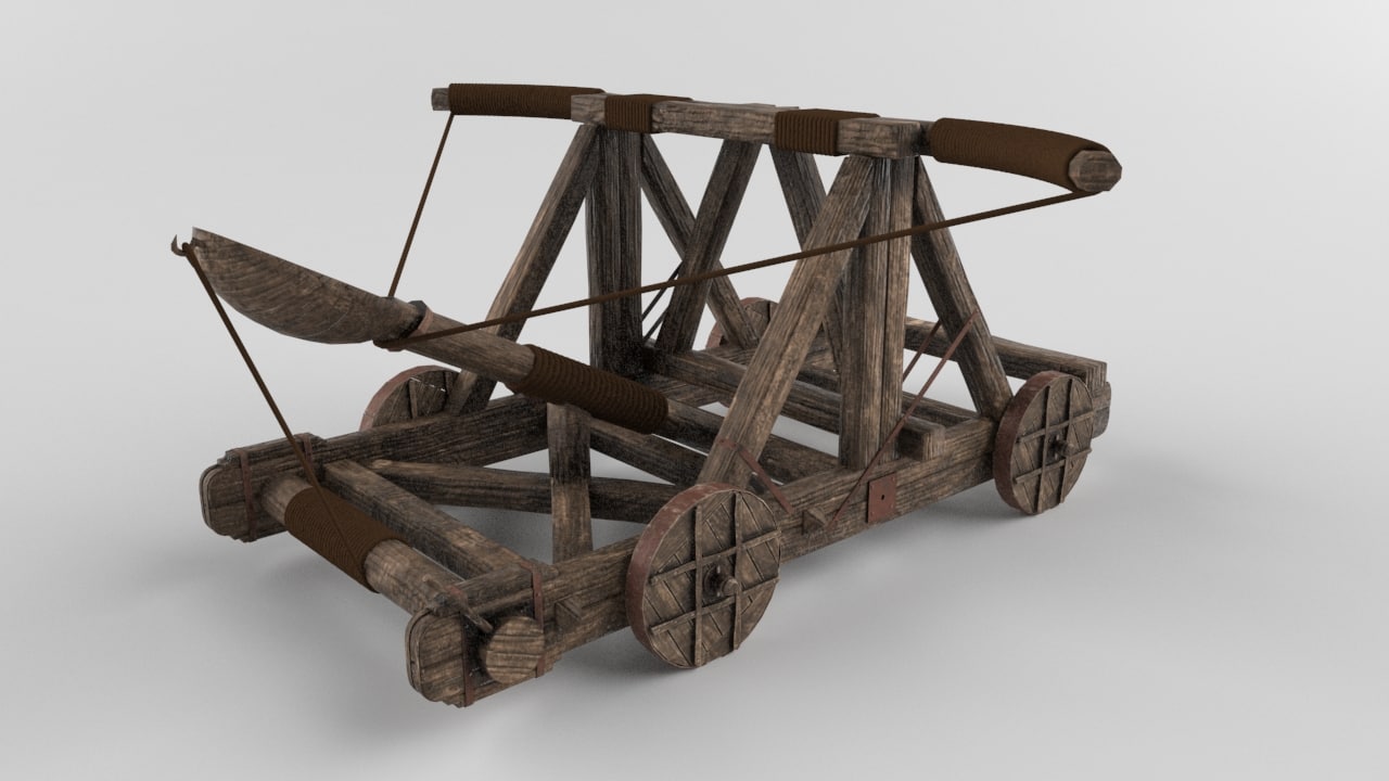 3d model catapult