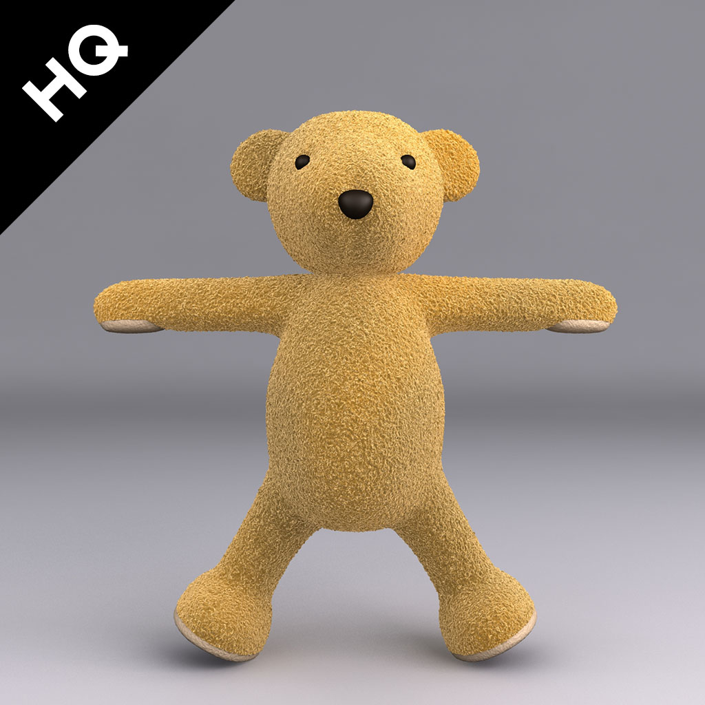 teddy bear 3d model
