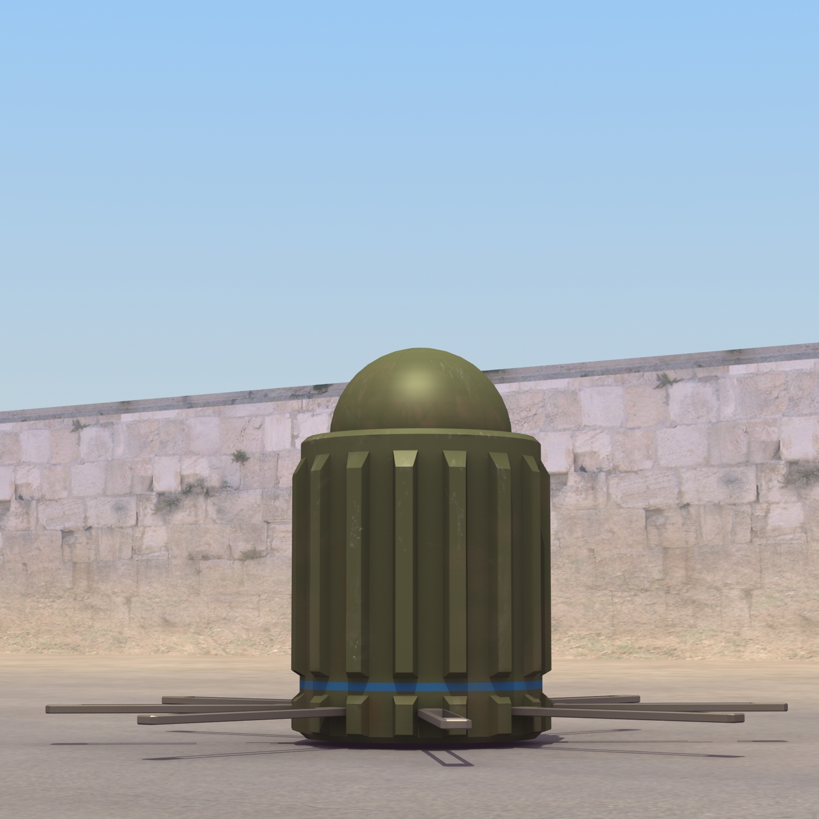 modelo 3d AT2 Anti Tank Mine - TurboSquid 980174