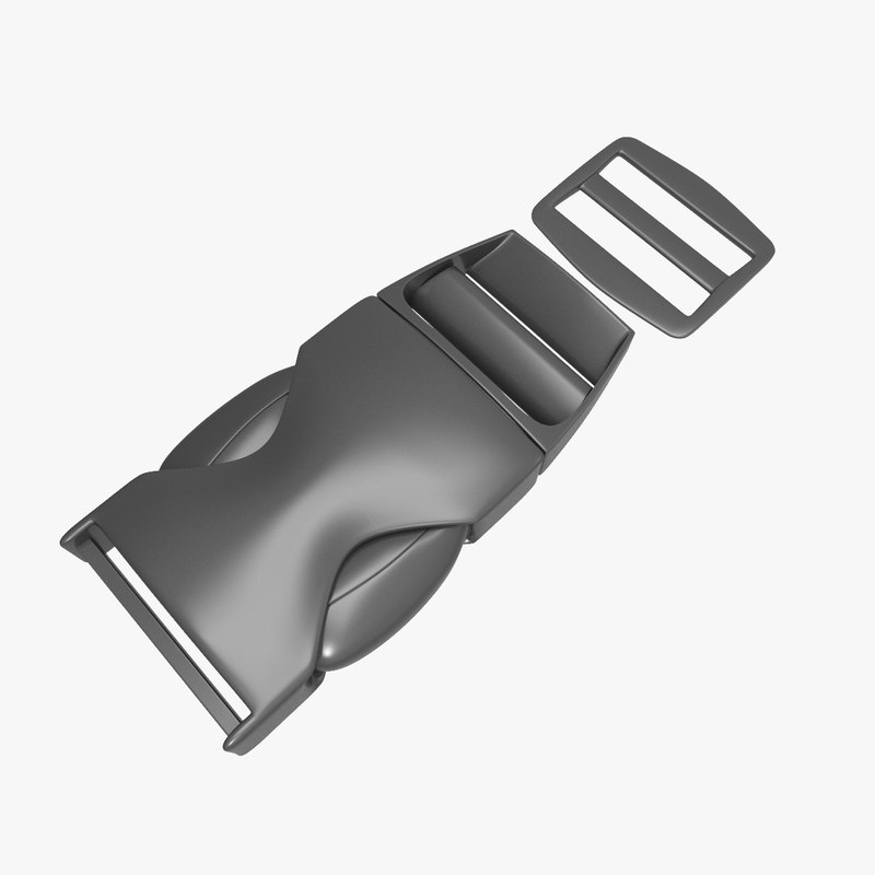 buckle modeled 3d model