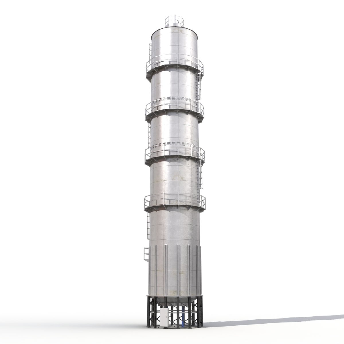 3d industrial tower grain dryers model