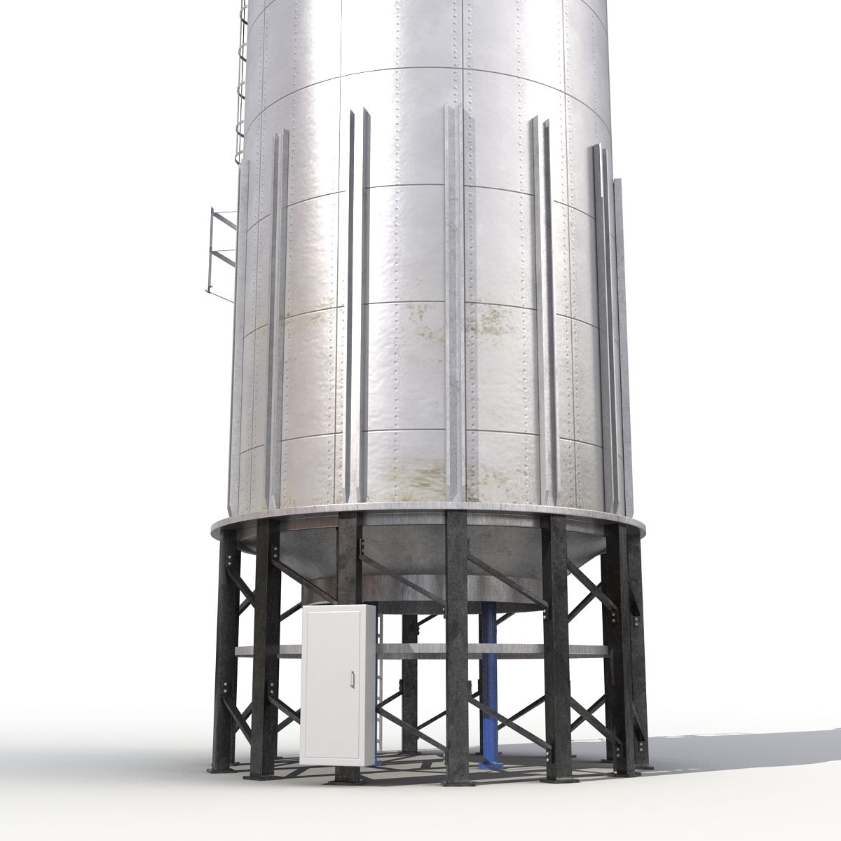 3d industrial tower grain dryers model