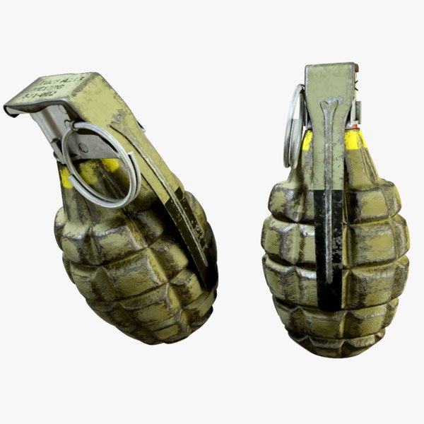 rkg-3 grenades 3d model