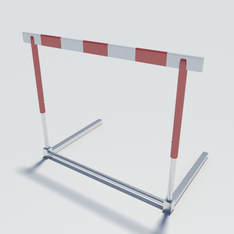 3dsmax athletics hurdle