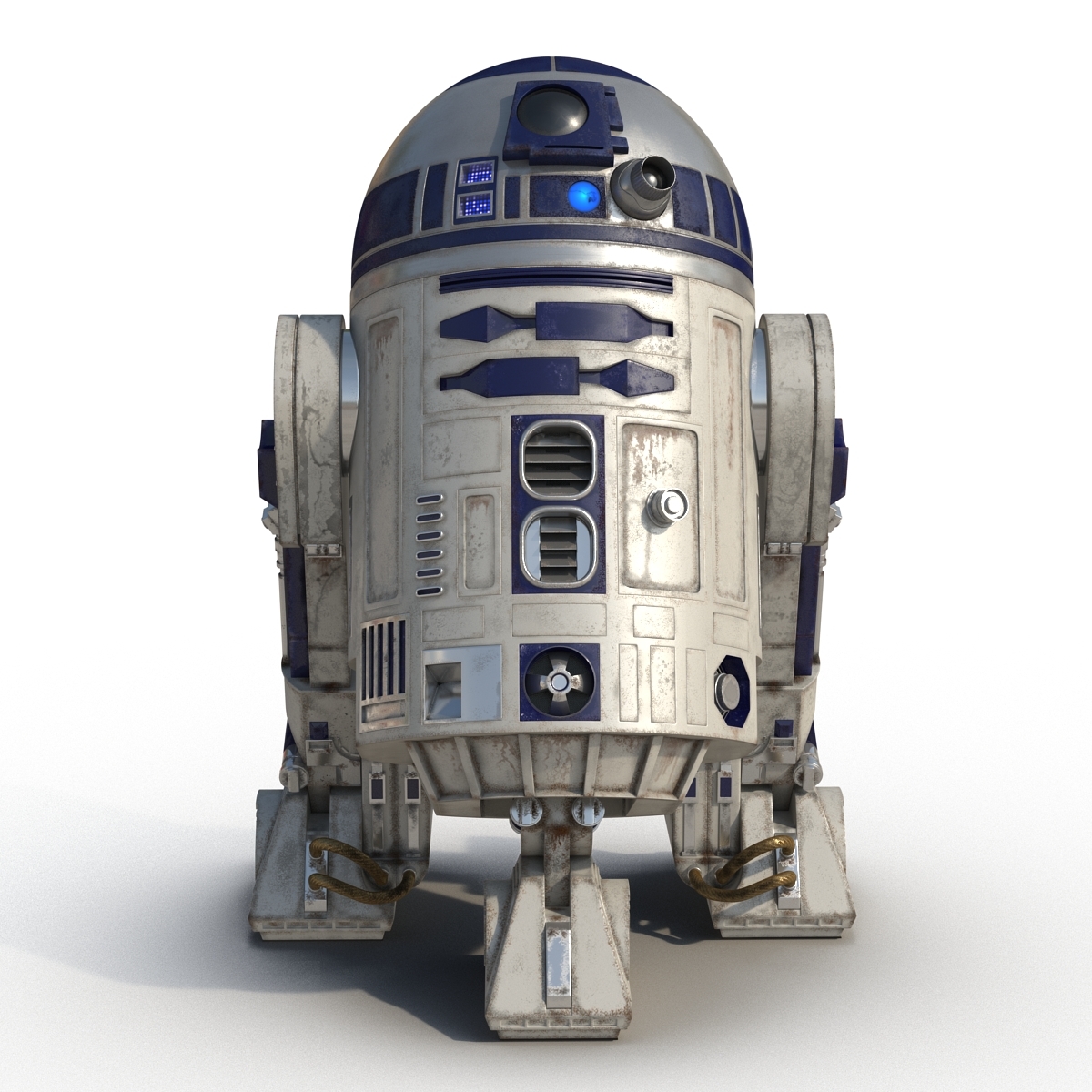 3d r2 d2 modeled model