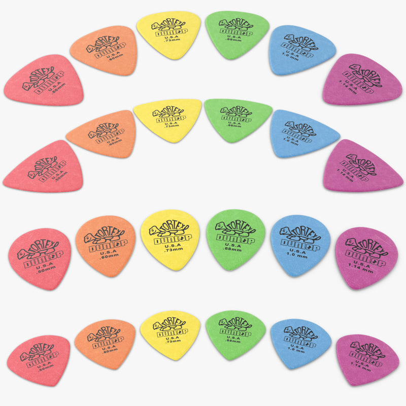 plectrum set 03 04 3d max