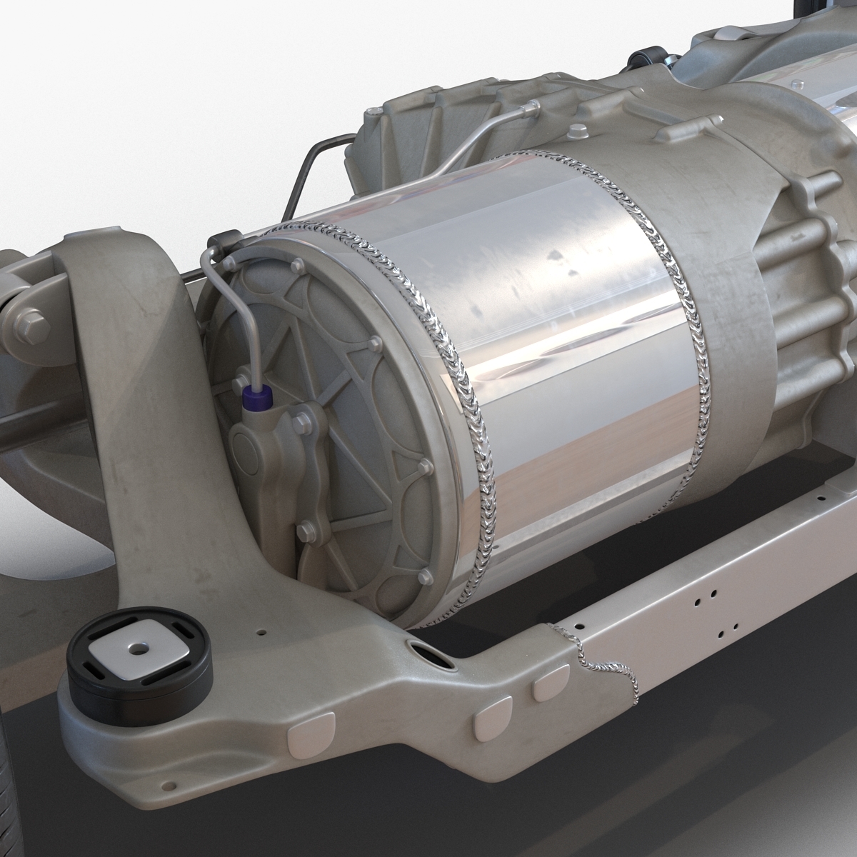 3d tesla s axle modeled model