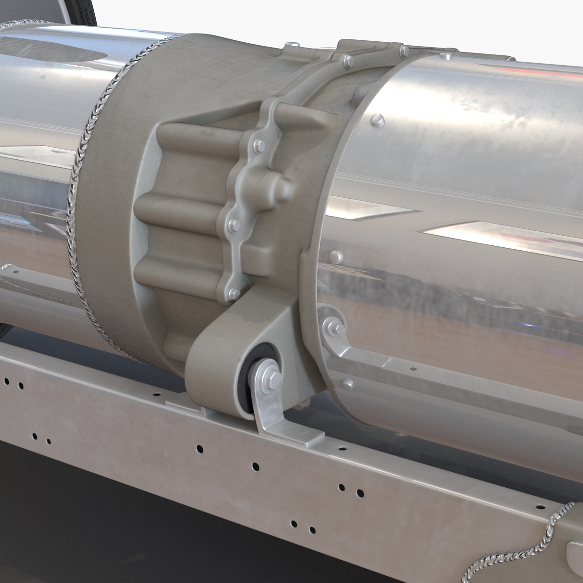 3d tesla s axle modeled model