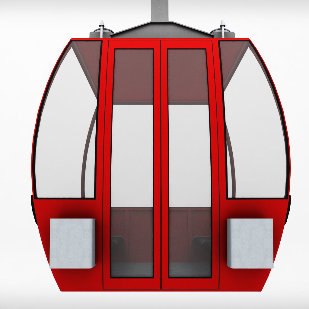 Teleférico estação de teleférico de gôndola Modelo 3D - TurboSquid 980838