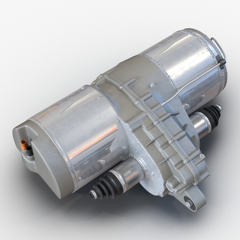 tesla electric motor 3d 3ds