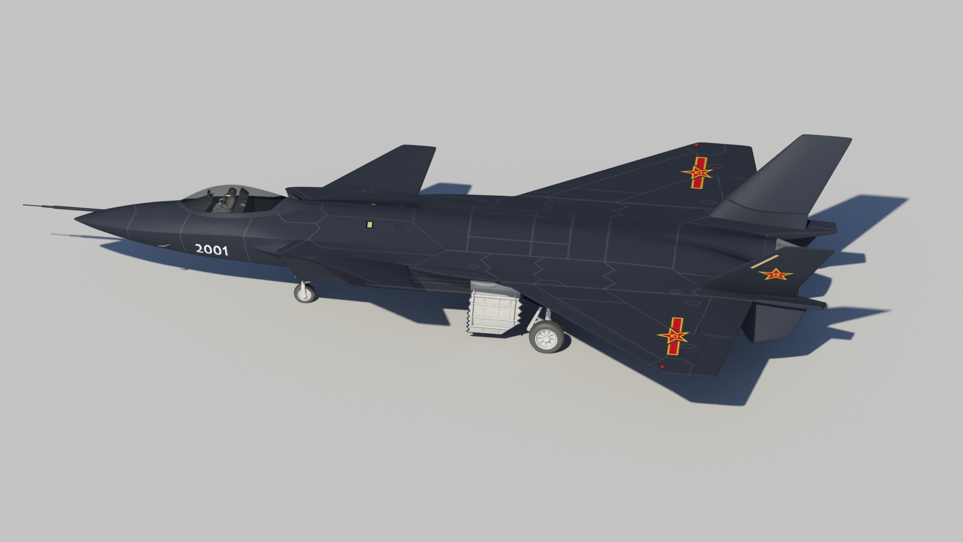 3d model of j 20