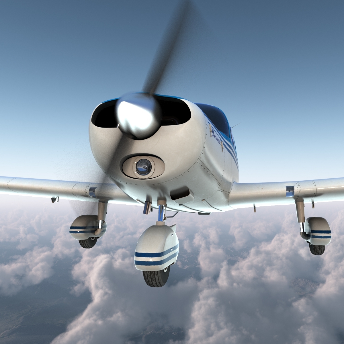 軽飛行機パイパーPA 28チェロキー33Dモデル - TurboSquid 980958