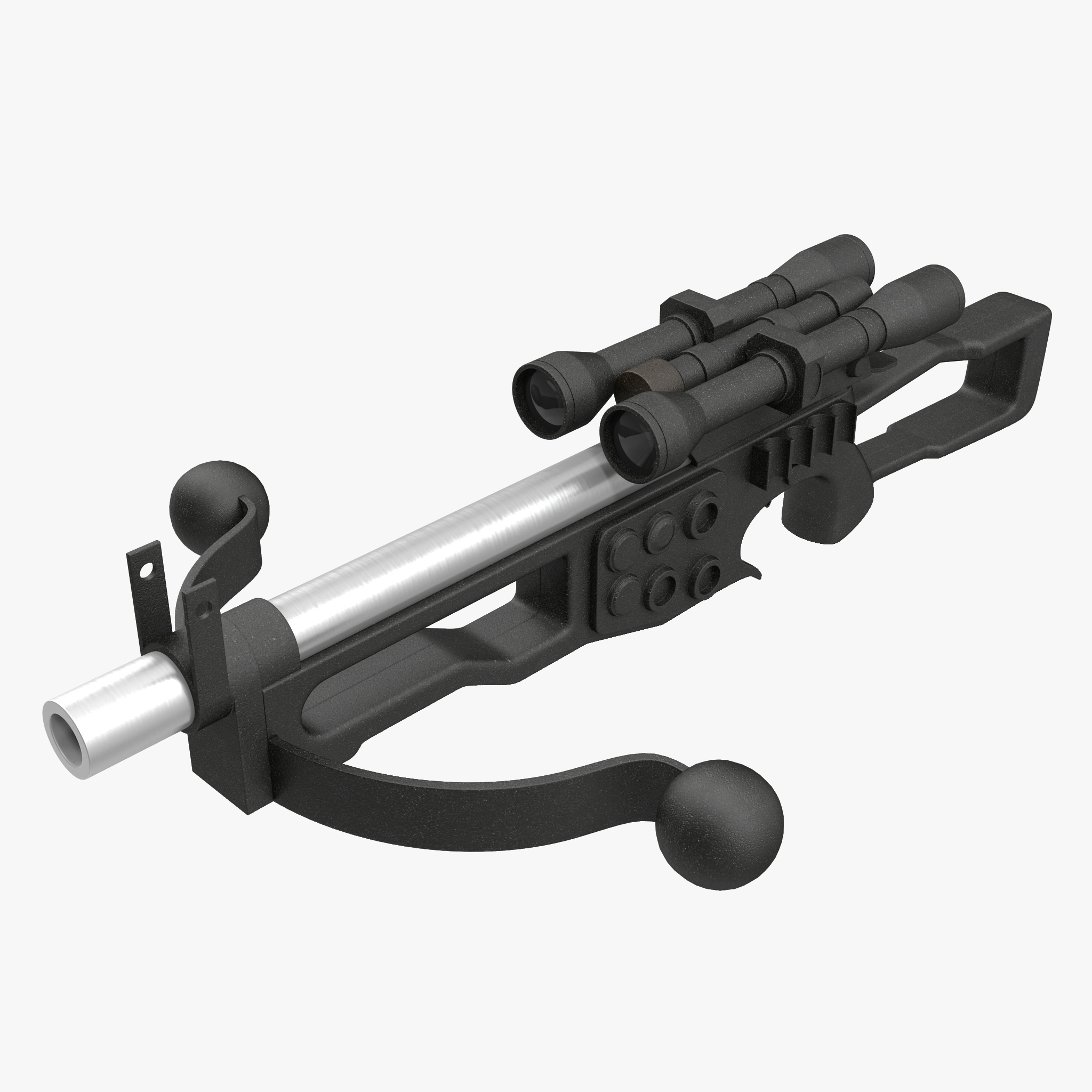3d star wars chewbaccas bowcaster