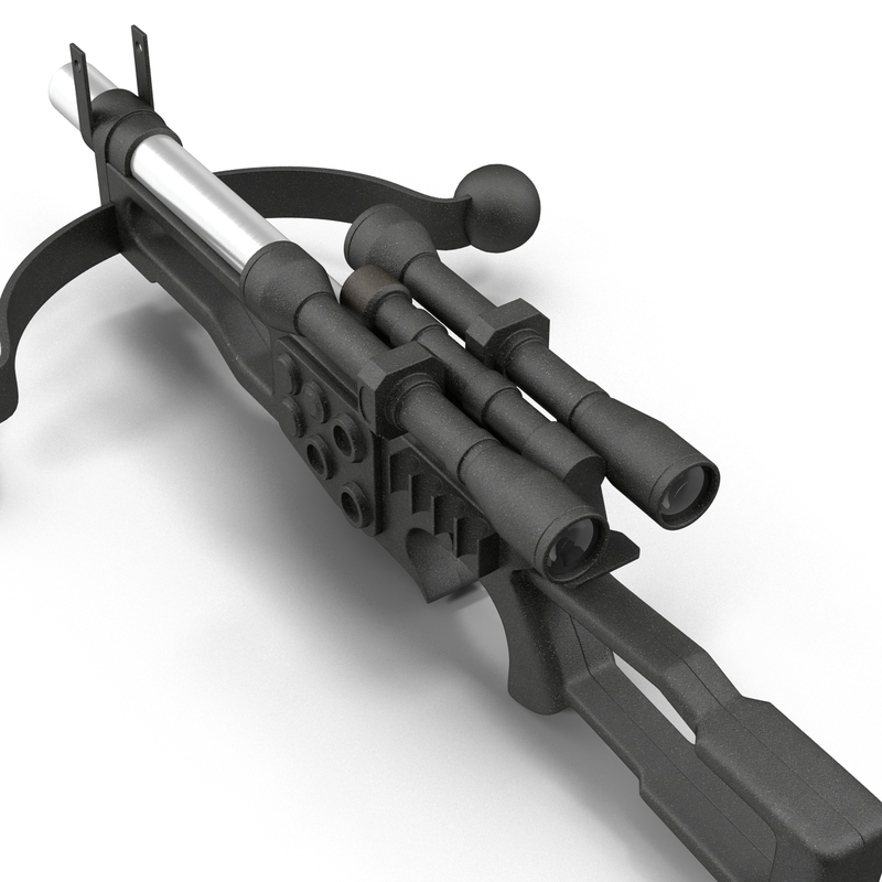 3d star wars chewbaccas bowcaster