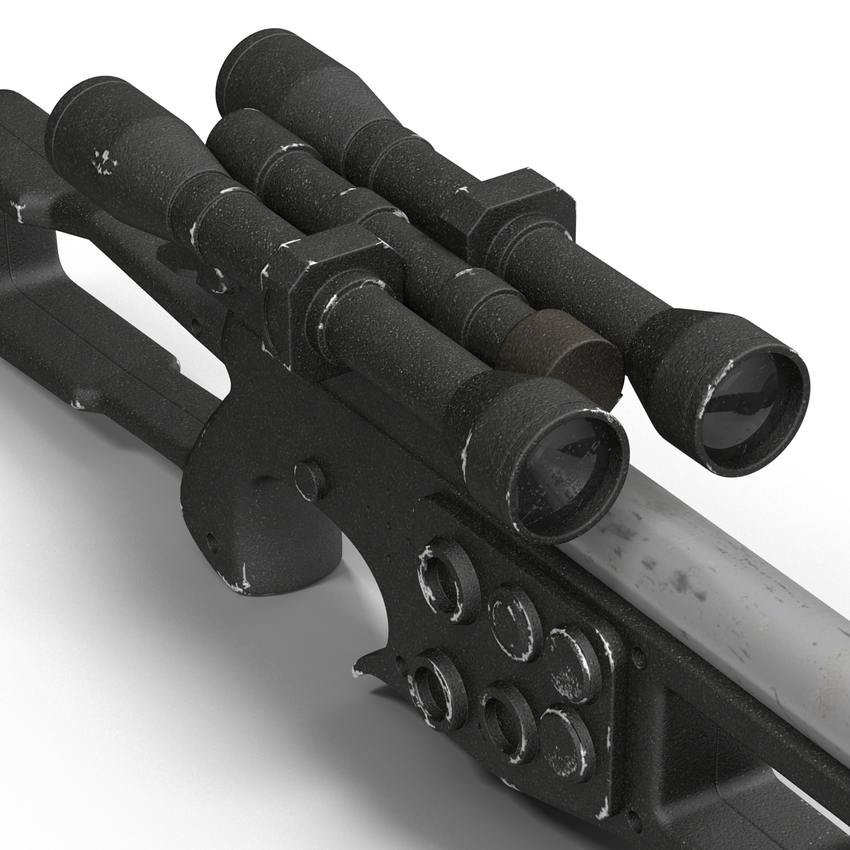 3d Star Wars Chewbaccas Bowcaster