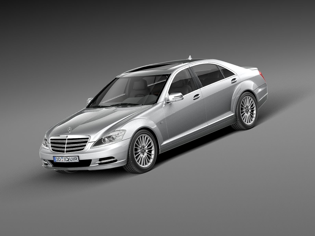 mercedes s class s-class 3d 3ds