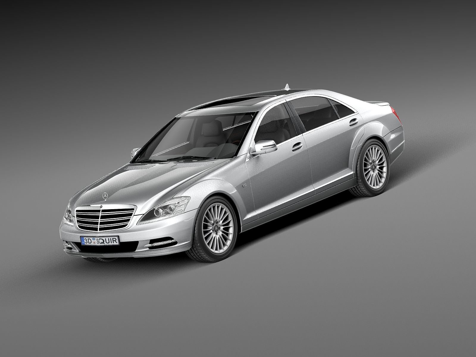 mercedes s class s-class 3d 3ds