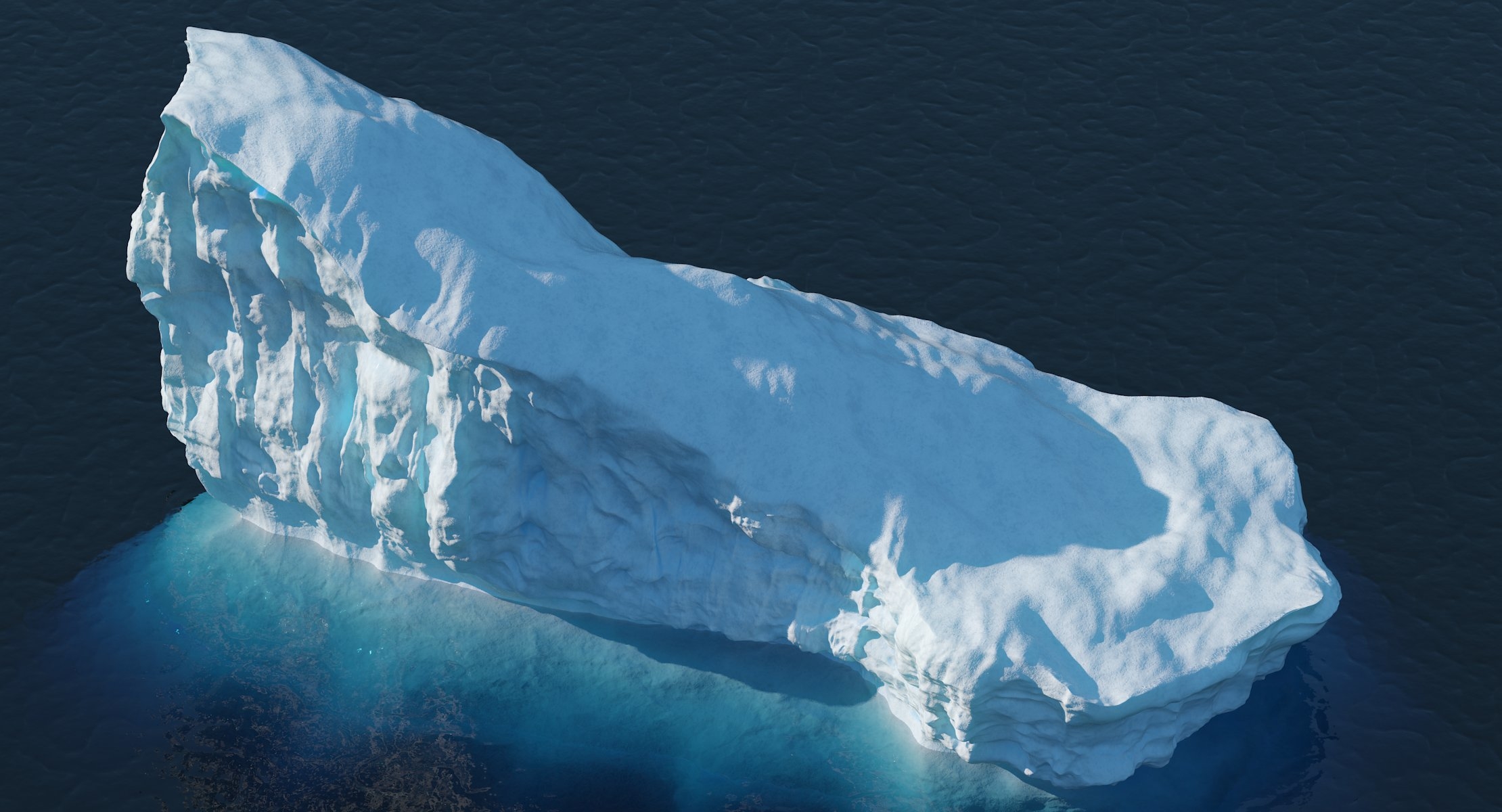 3d model iceberg 2