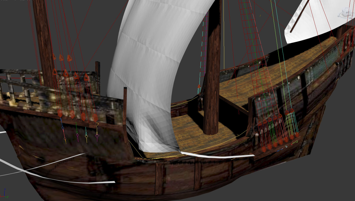 medieval carrack 3d model