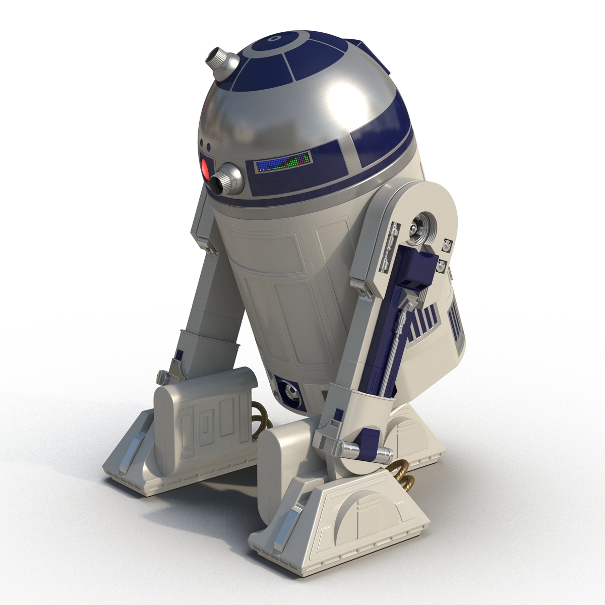 star wars character r2 d2 3d model