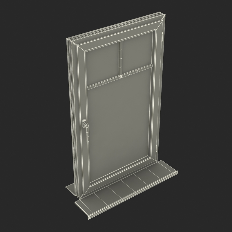 3d model plastic window 5