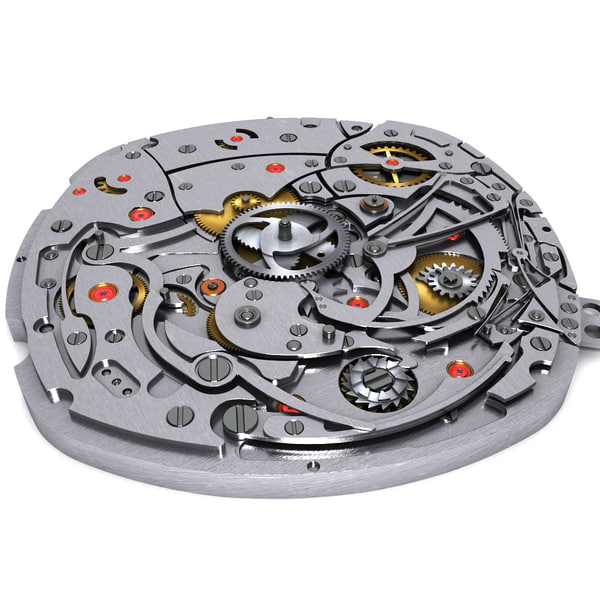 Watch Movement 3D Models for Download | TurboSquid