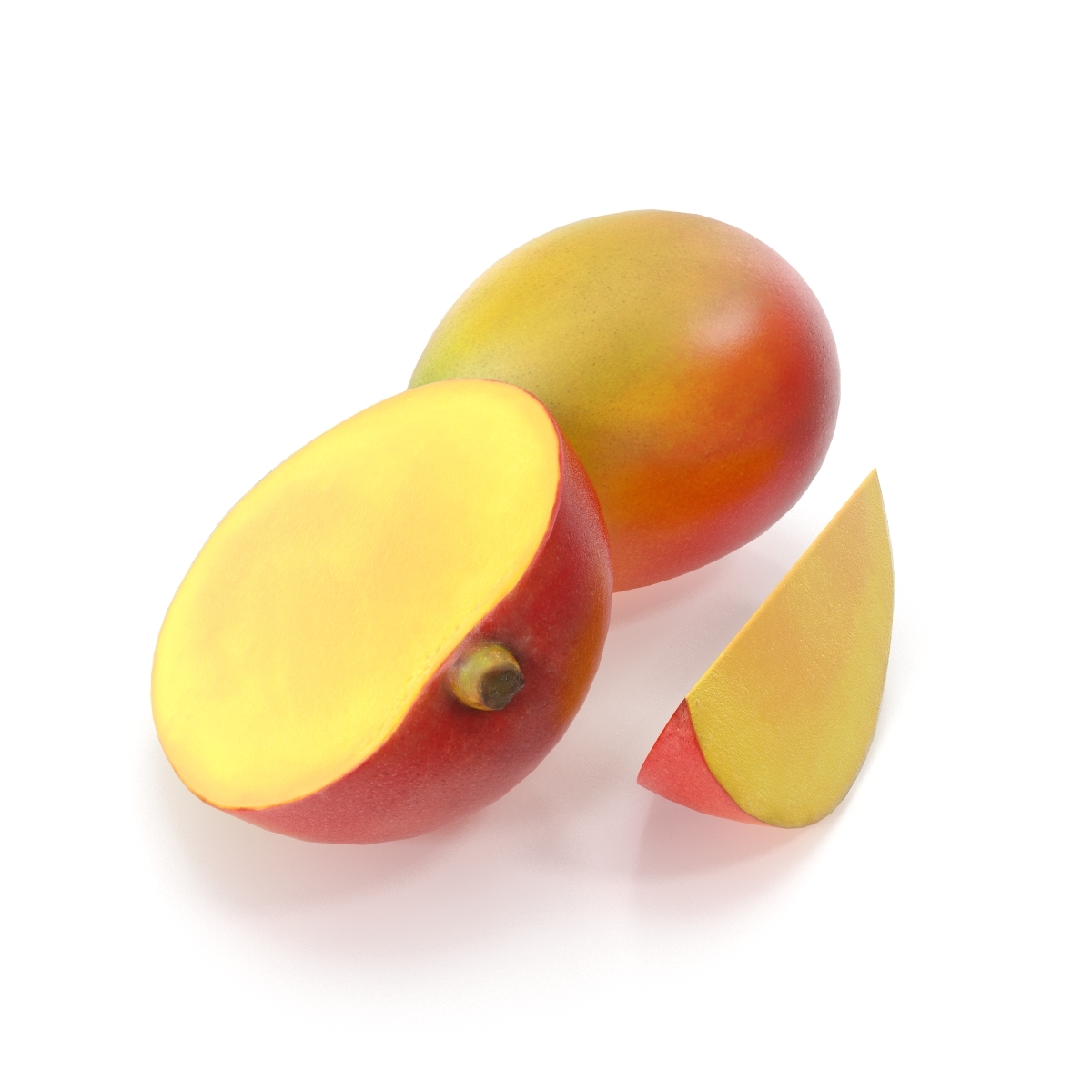 3d model mango photorealistic