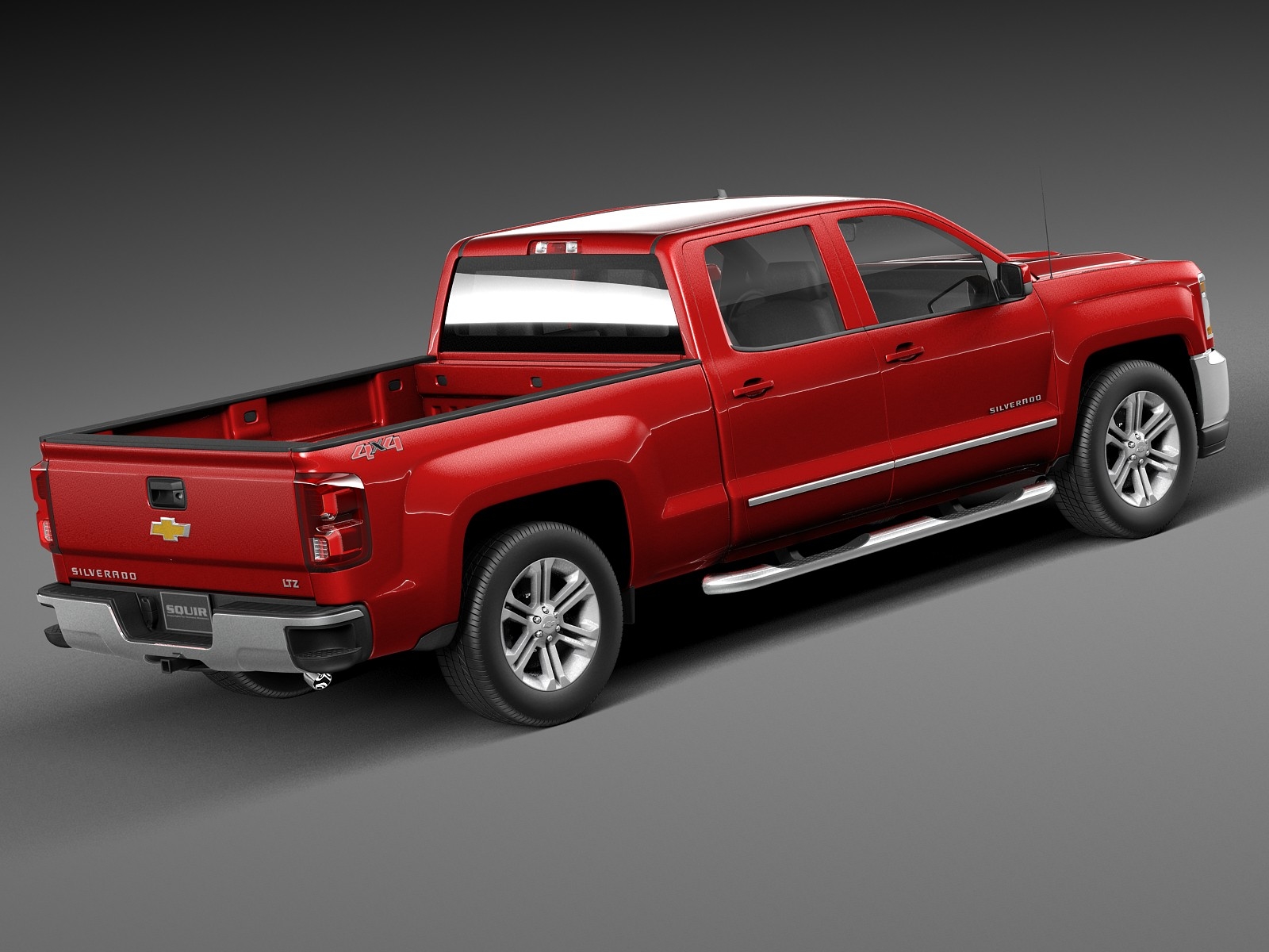 2016 chevrolet cab 3d model