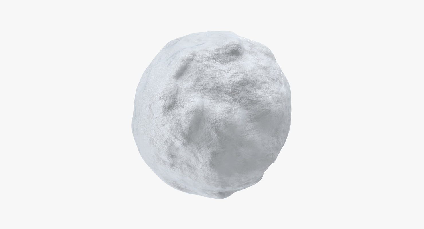 3d snowball 03 model