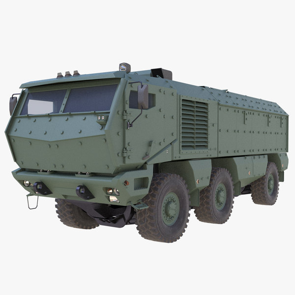 kamaz typhoon mrap 3d max