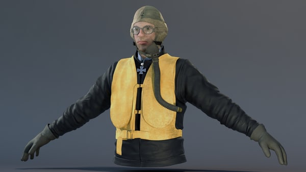 3D Pilot Models | TurboSquid