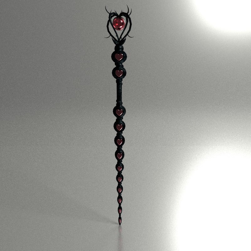 blend staff wizard fantasy