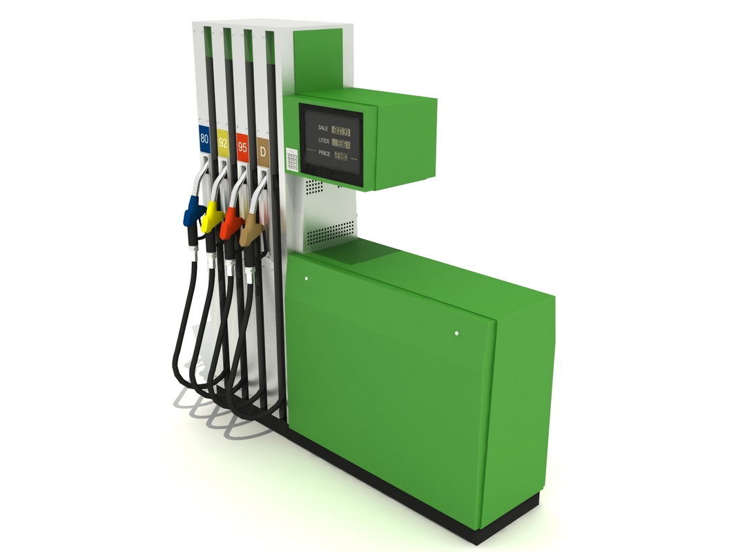 3d fuel dispenser model