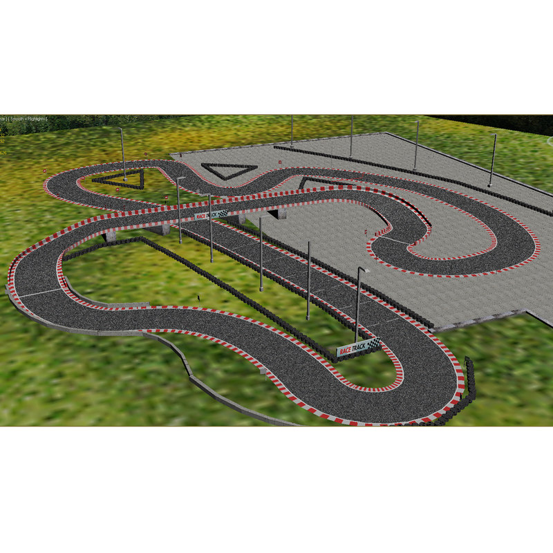 3d race track