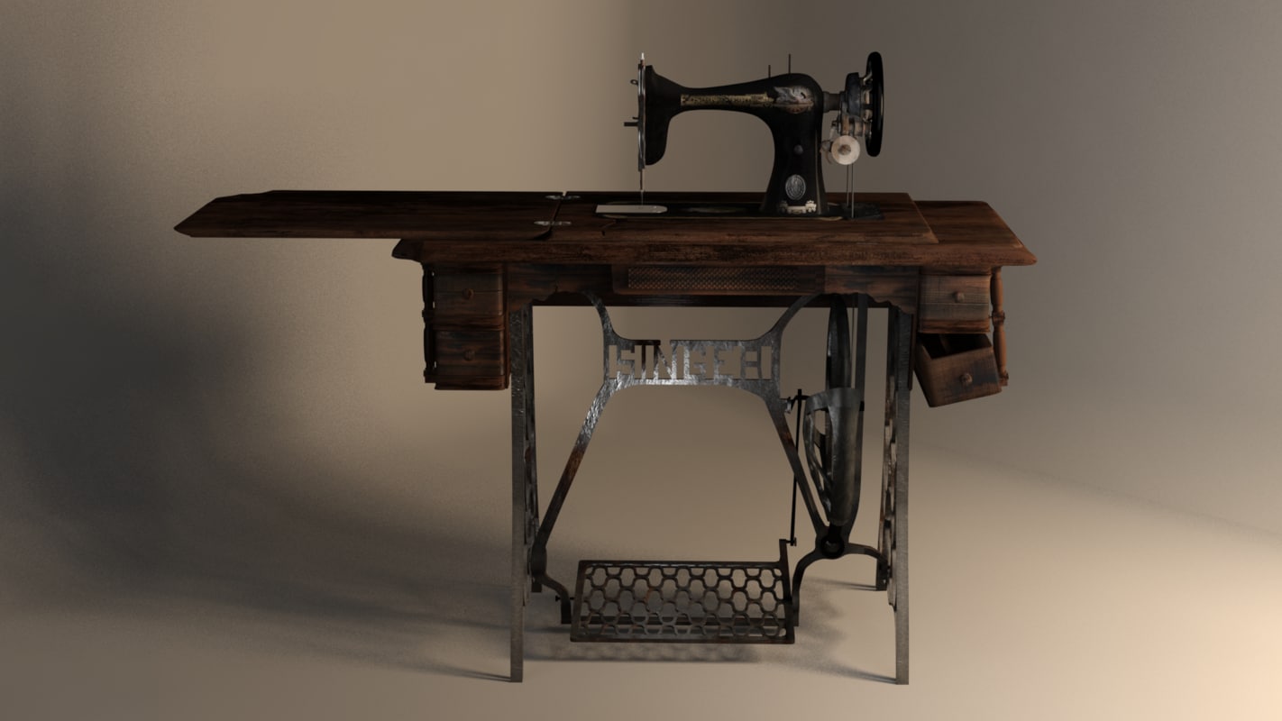 3ds max sewing machine singer sphinx